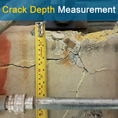 3 Methods for Crack Depth Measurement in Concrete - FPrimeC Solutions Inc.